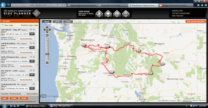 Harley Ride Planner Motorcycle Podcast - Law Abiding Biker Podcast